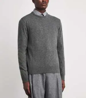 Ralph Lauren Purple Label Cashmere Crew-neck Sweater - Grey