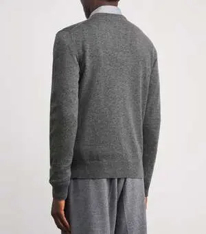 Ralph Lauren Purple Label Cashmere Crew-neck Sweater - Grey