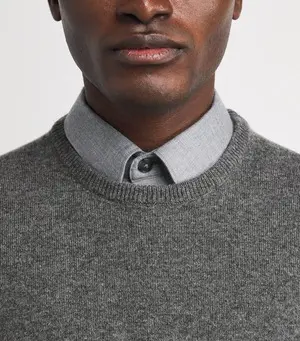 Ralph Lauren Purple Label Cashmere Crew-neck Sweater - Grey