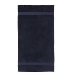 YVES DELORME Toile Guest Towel - Navy