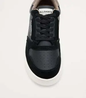 ALLSAINTS Leather Regan Sneakers - Black