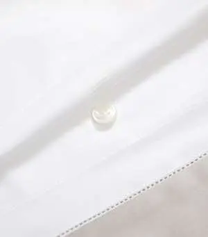 Ralph Lauren Cotton Langdon Duvet Cover - Silver