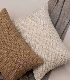 HAMAM Wool Alpaca Texture Cushion Case - Beige
