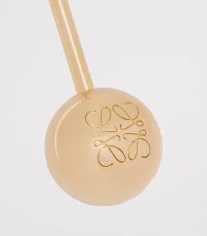 Loewe Bar Pebble Keyring - Gold