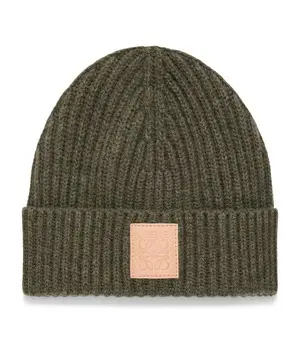 Loewe Cashmere Beanie - Green