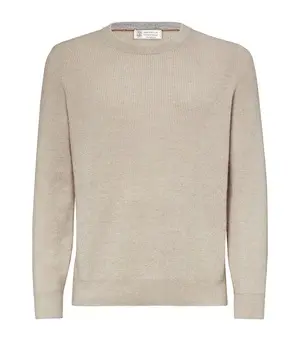 Brunello Cucinelli Cashmere Ribbed Sweater