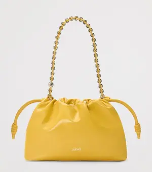 Loewe Medium Leather Flamenco Shoulder Bag