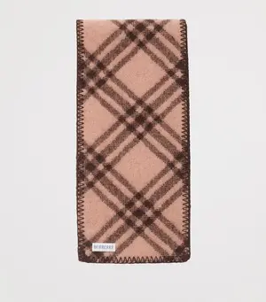 Burberry Wool Check Scarf