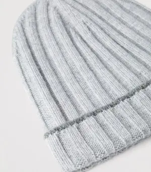 Brunello Cucinelli Cashmere Ribbed Beanie
