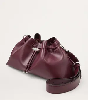 JIMMY CHOO Medium Cinch Leather Shoulder Bag