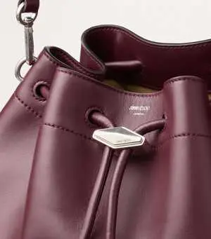 JIMMY CHOO Medium Cinch Leather Shoulder Bag