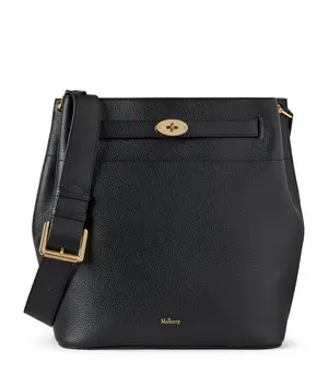 Mulberry Large Leather Islington Bucket Bag - Black