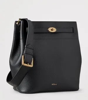 Mulberry Large Leather Islington Bucket Bag - Black