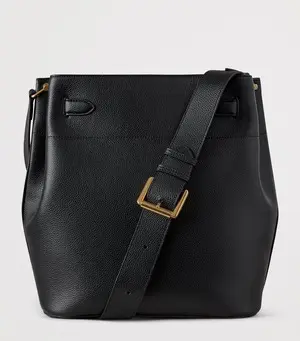 Mulberry Large Leather Islington Bucket Bag - Black
