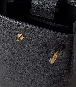 Mulberry Large Leather Islington Bucket Bag - Black