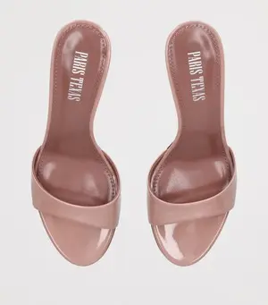Paris Texas Patent Leather Lidia 70 Mules - Nude