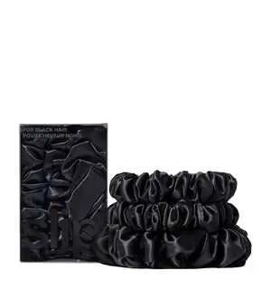 Slip Silk Scrunchies - Black