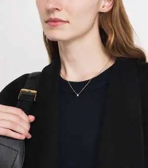 Harrods 18-karat Yellow And Diamond Pendant Necklace