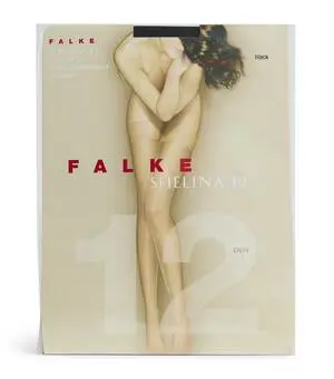 Falke Shelina Stay Ups - Black