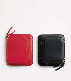 Comme Des Garçons Leather Zipped Wallet