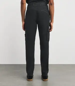 Stone Island Slim Cargo Trousers - Black