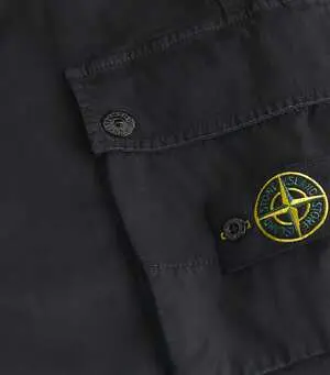 Stone Island Slim Cargo Trousers - Black