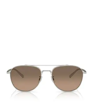 Oliver Spencer Titanium Sunglasses - Silver