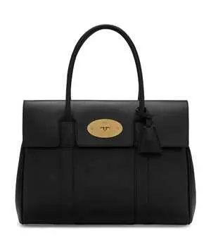 Mulberry Leather Bayswater Shoulder Bag - Black