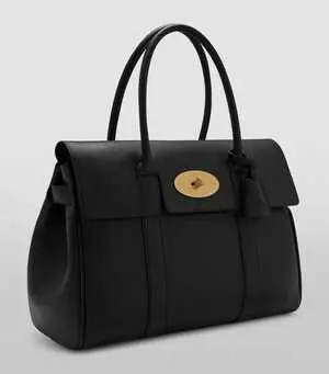 Mulberry Leather Bayswater Shoulder Bag - Black