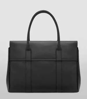 Mulberry Leather Bayswater Shoulder Bag - Black