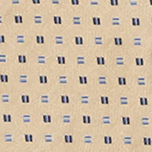 Eton Silk Geometric Neck Tie - Blue