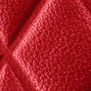 SECRID Leather Diamond-embossed Miniwallet - Red