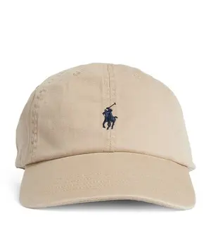 Polo Ralph Lauren Cotton Baseball Cap - Beige