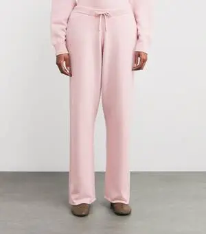 Harrods Cashmere Wide-leg Sweatpants