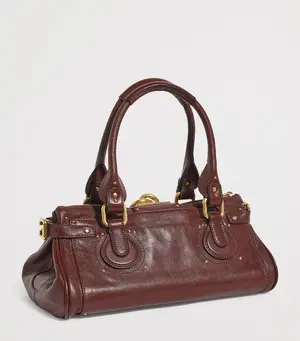 Chloé Leather Paddington Top-handle Bag - Brown