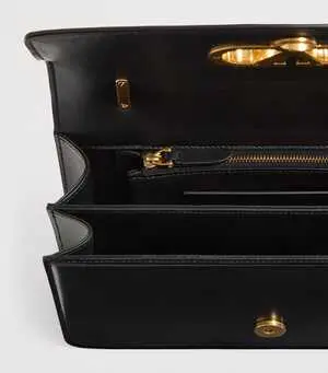 Valentino Garavani Leather Top Handle Bag - Black