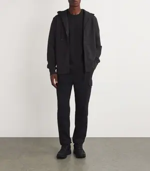 Canada Goose Cotton Zip-up Huron Hoodie - Black
