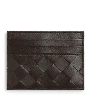 Bottega Veneta Nappa Leather Card Holder - Brown