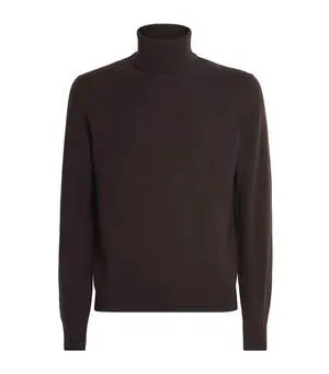 Ralph Lauren Purple Label Cashmere Rollneck Sweater - Brown