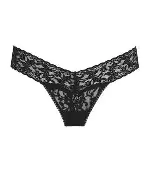 Hanky Panky Lace Low-rise Thong - Black
