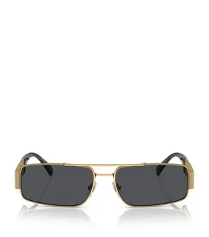 Versace Metal Sunglasses - Gold