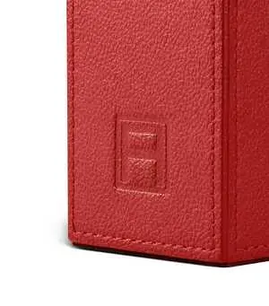 Assouline Leather Left Cubist Bookend - Red