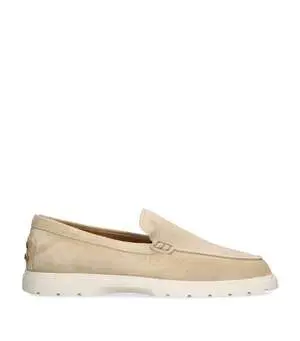 TOD'S Suede Ibridro Loafers