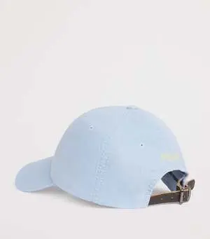 Polo Ralph Lauren Linen Baseball Cap - Blue