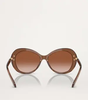 SWAROVSKI Acetate Sk6026 Sunglasses - Brown