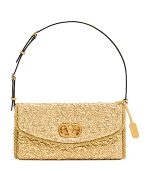 Valentino Garavani Gold Tone Shoulder Bags