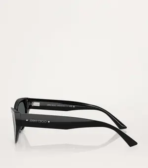 JIMMY CHOO Acetate Jc5022b Sunglasses - Black