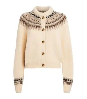 DÔEN Wool-blend Clarke Cardigan - Ivory