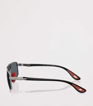 Ray-ban X Scuderia Ferrari Rb3776m Irregular Sunglasses