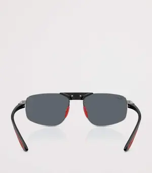 Ray-ban X Scuderia Ferrari Rb3776m Irregular Sunglasses